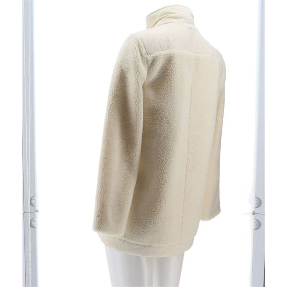 zuda | Jackets & Coats | Zuda Long Sherpa Jacket Woven Trims Cloud ...